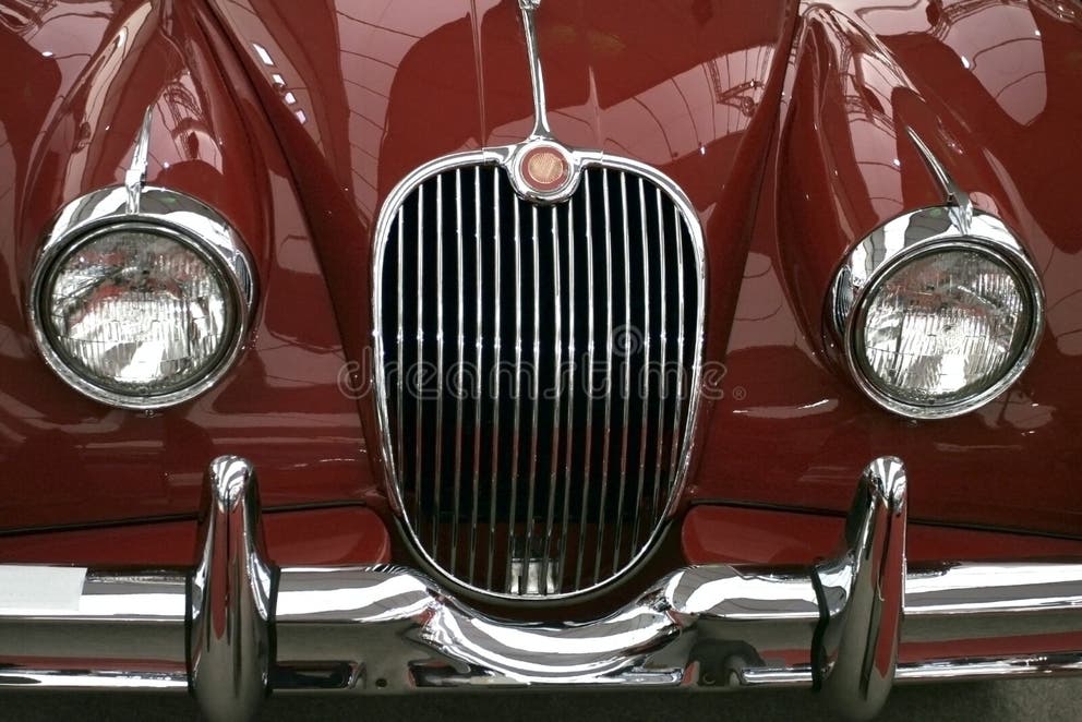 Old car front panel stock photo. Image of industrial, shine - 4615674