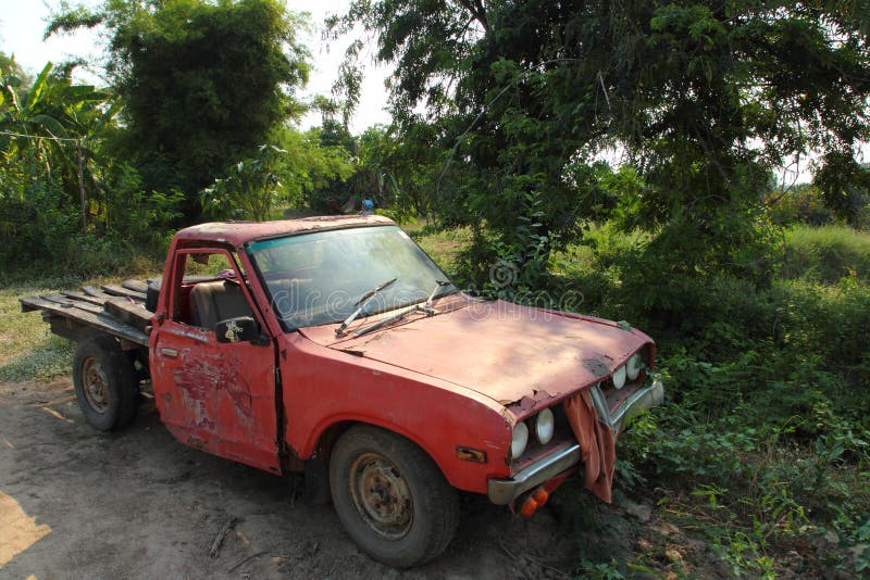 Old Car in the Ground stock image. Image of antique, capitol - 51623261