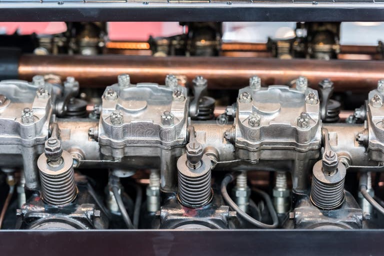 Old Car Internal Combustion Engine Stock Photo - Image of ancient ...