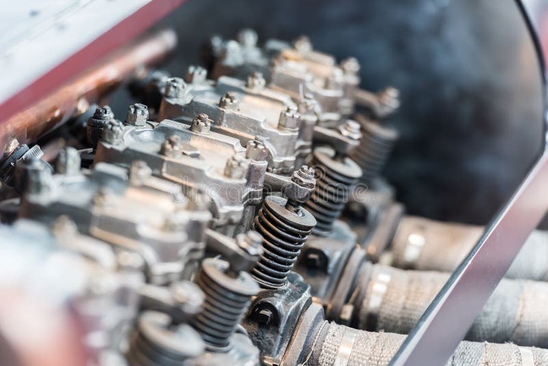 Old Car Internal Combustion Engine Stock Photo - Image of monoblock ...