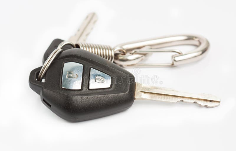 Old Car Key Remote Control White Background Stock Photos - Free ...