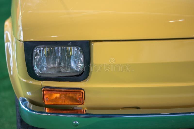 Old Car Lamp from the Old Vintage Editorial Image - Image of closeup ...