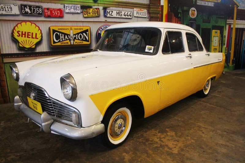 An Old Car Parked Inside an Old Building at a Place Called the Heritage ...