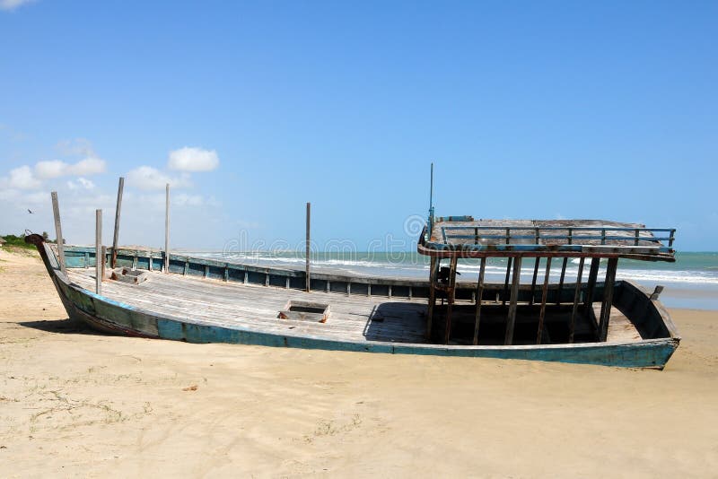 Old carcass stock image. Image of corrosion, scrap, beach - 7378997