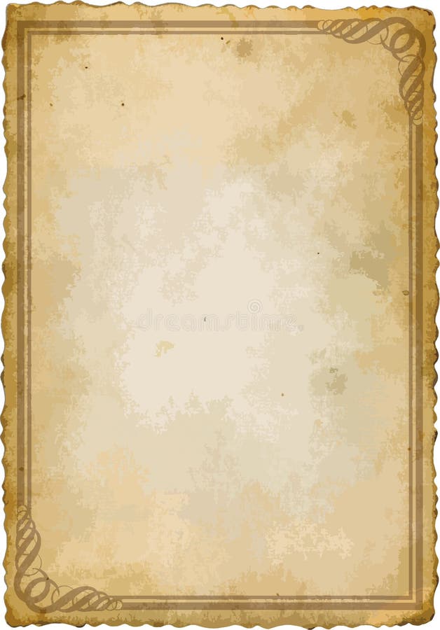 Old card stock vector. Illustration of sheet, document - 177255443