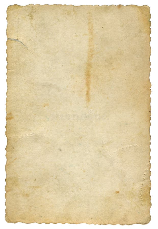 Old Yellowed Card and Mockup for Vintage Photo with Envelope Stock ...