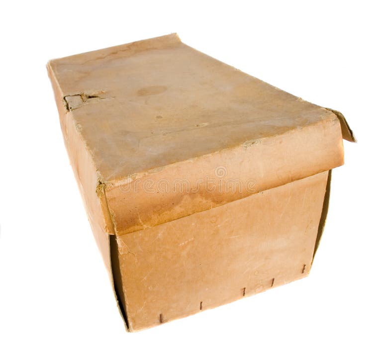 Old cardboard box stock photo. Image of rough, square - 16422434