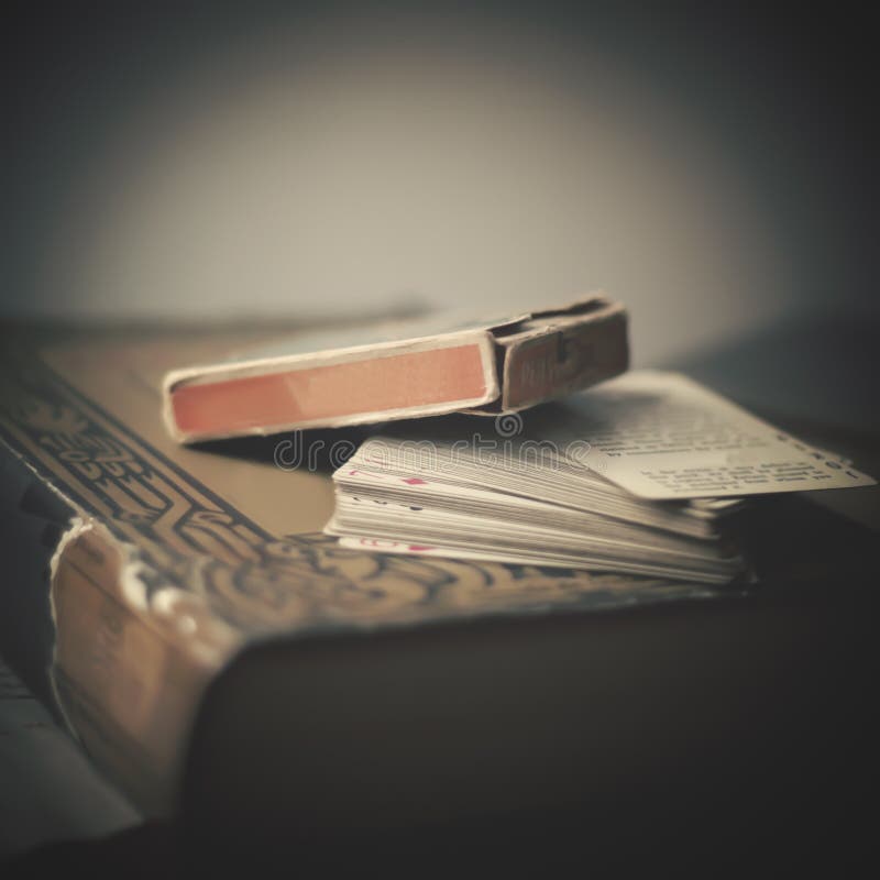 Old cards stock photo. Image of path, gambling, circle - 19906778