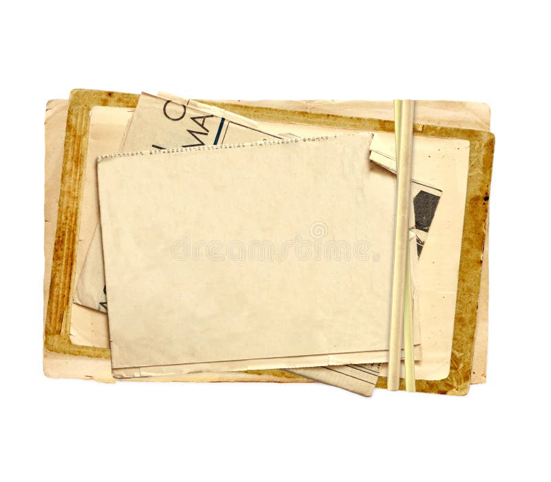 Old cards stock photo. Image of isolated, aged, information - 23588026