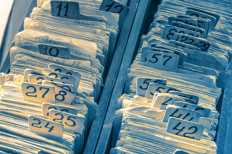 Old Library Index Card Stock Photos - Download 404 Royalty Free Photos