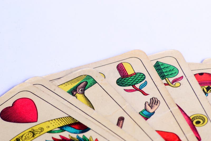 Old cards stock image. Image of games, lucky, leaf, close - 36165961