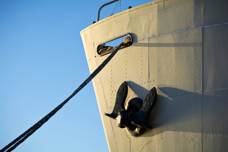 Old cargo ship bow stock photo. Image of marine, docked - 37928278