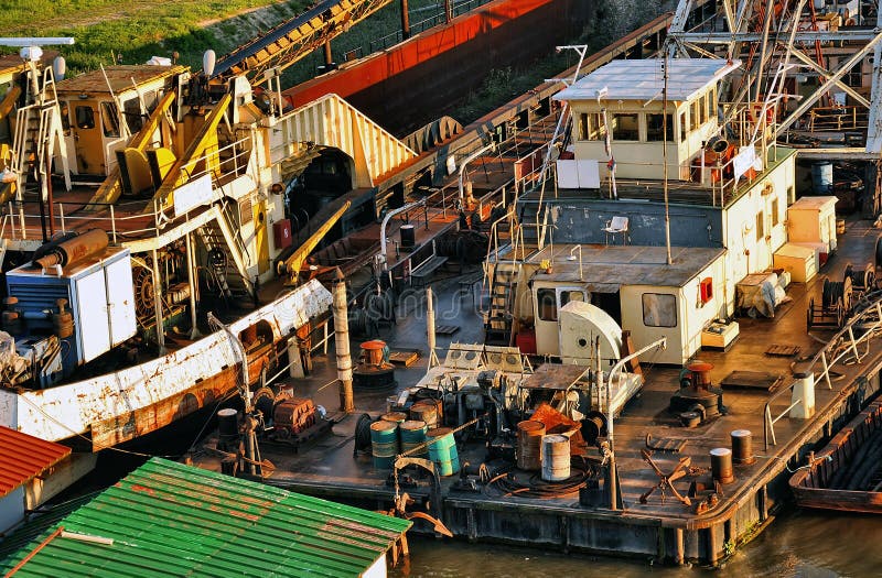 Old cargo ships stock photo. Image of city, transport - 52041834