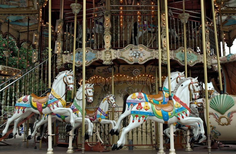 Carousel Horse stock image. Image of round, carnival, circus - 3982095