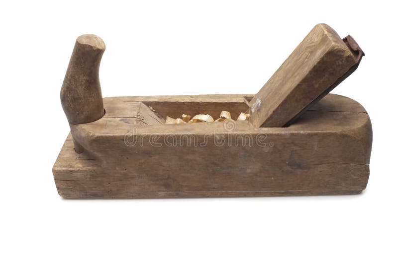 Old Carpenter S Wood Planer Stock Image - Image of ploy, vintage: 20923839