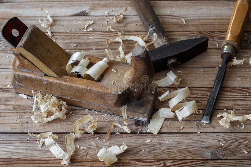 Old carpenter tools stock image. Image of vintage, cutting - 122015313