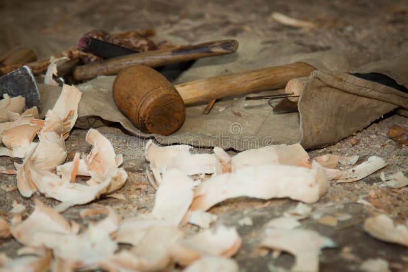 Old carpenter tools stock image. Image of board, smooth - 33932497