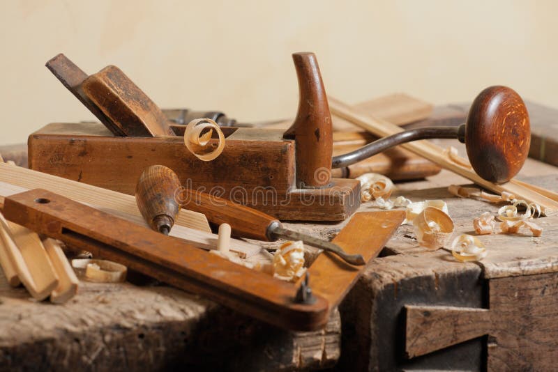 Old carpenters tool stock photo. Image of sawdust, plank - 23366938
