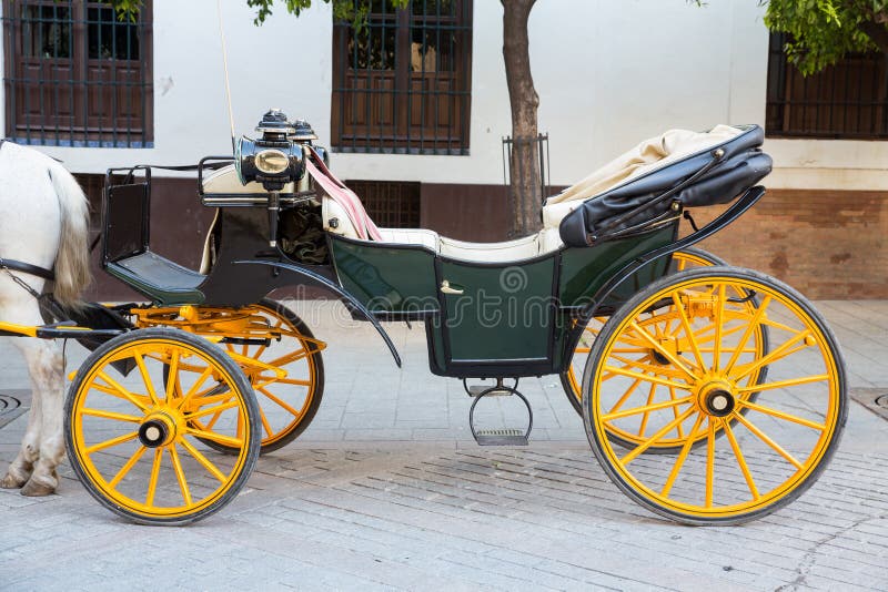 Old carriage stock photo. Image of cart, vintage, side - 31190526