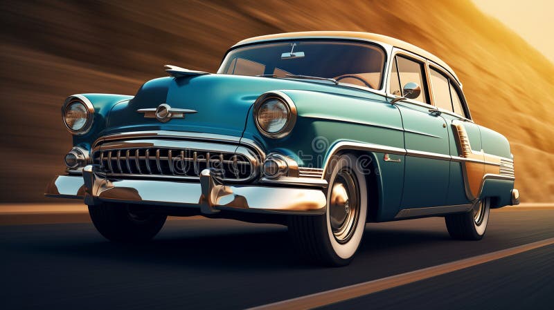 Old Cars Interior is a Time Capsule Stock Illustration - Illustration ...