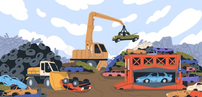 Scrap Yard Truck Stock Illustrations 151 Scrap Yard Truck Stock Illustrations Vectors