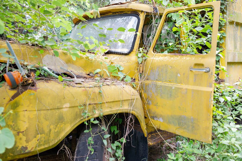 Old cars that rust stock image. Image of damaged, destroyed - 187458341