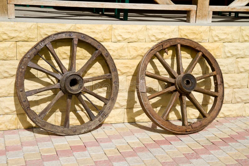 Old cart wheels stock photo. Image of wood, shape, still - 68876856