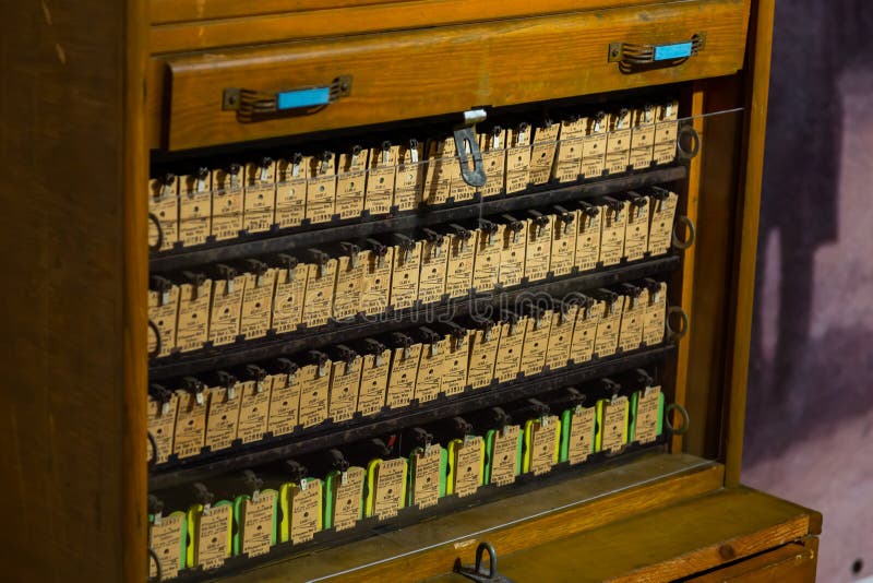 Old, Carton Ticket Machine . Stock Photo - Image of distributor ...