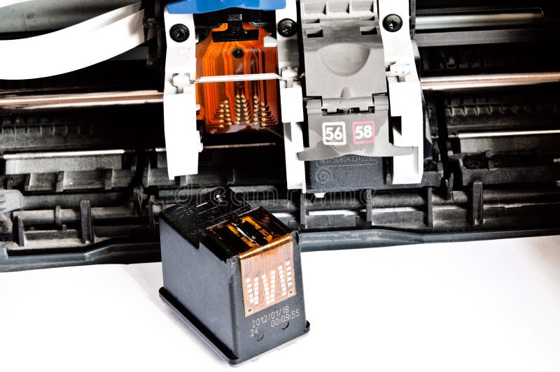Old Cartridge and plotter stock photo. Image of printing - 28124128