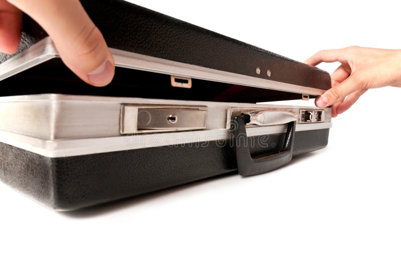 Old Case for Business Meetings 2 Stock Image - Image of black, classic ...