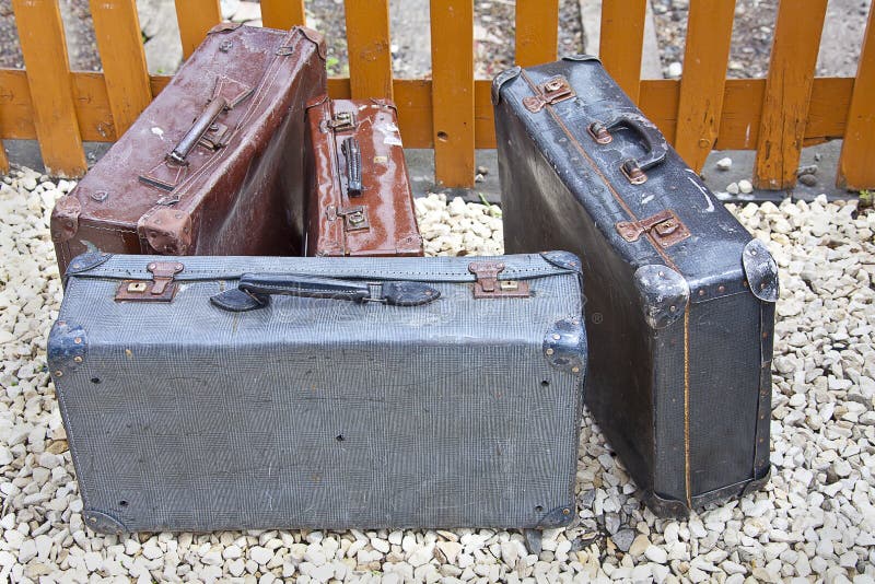 Old suitcases stock image. Image of luggage, tourism - 19768013