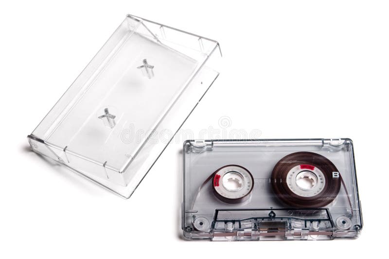 Blank Cassette Tape Box Design Mockup, , Clipping Path. Stock Image ...