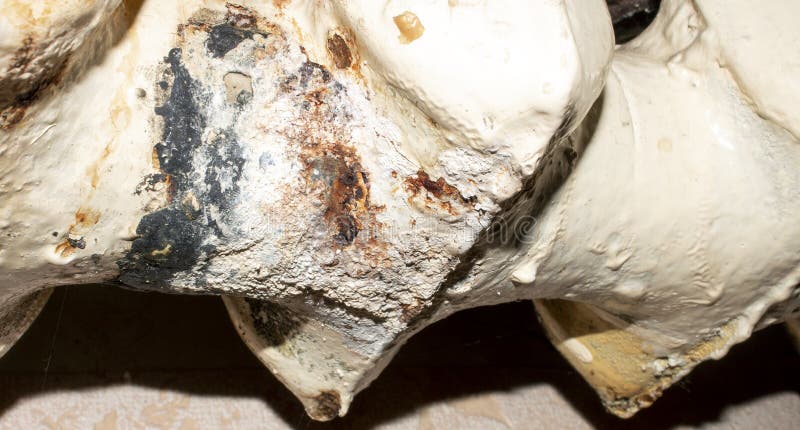 Old Cast-iron Heating Battery. Stock Photo - Image of cast, rust: 193152912