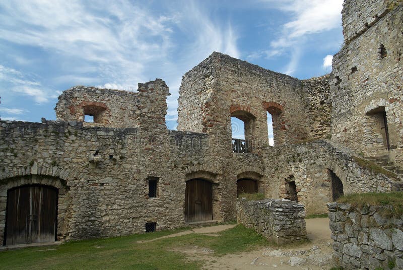 Old Irish castle ruins stock image. Image of ruined, castle - 4231279