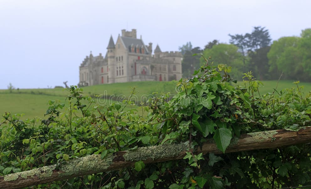 Old Castle in the Basque Coast Stock Image - Image of tourism, basque ...