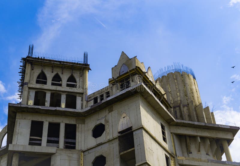 Old castle bottom view stock photo. Image of krasnodar - 120617902