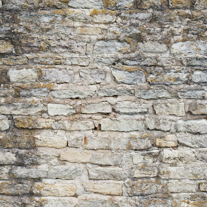 Old Limestone Brick Wall Fragment Stock Photo - Image of background ...