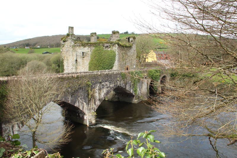 Old Castle and a bridge stock photo. Image of castle - 90818074