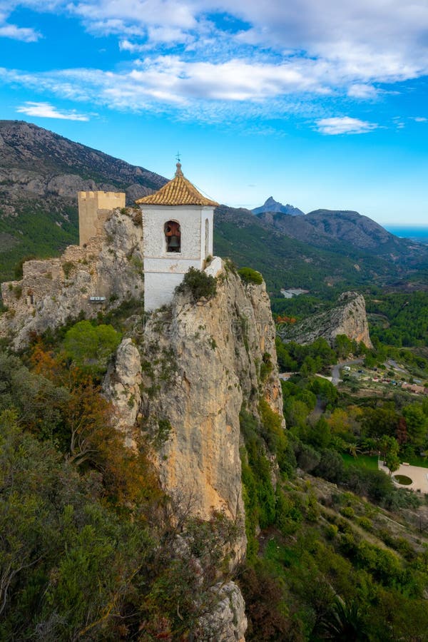 Old Castle Build in 11th Century in Guadalest Spain Stock Photo - Image ...