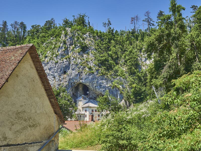 Old Castle Built into a Cave Editorial Image - Image of shelter, castle ...