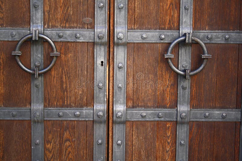 Castle Keep Door stock image. Image of tall, iron, entry - 6935755