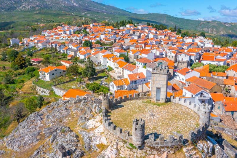 Old Castle in Folgosinho, Portugal Stock Photo - Image of castle ...