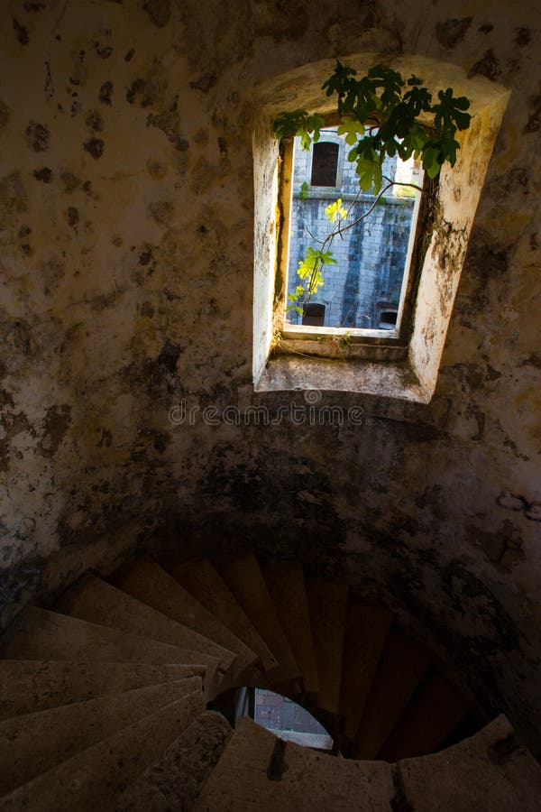 Inside a creepy old castle stock image. Image of ghosts - 76405669