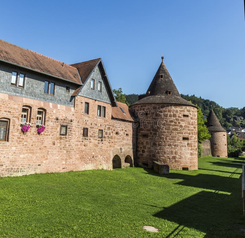 Old Castle in Medieval City of Buedingen Stock Image - Image of hesse ...