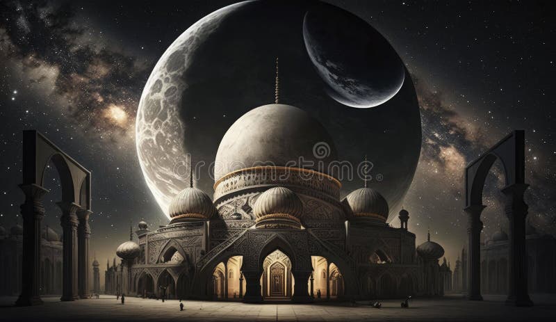 Old Castle in the Night Castle in the Moonlight Castle in the Night ...