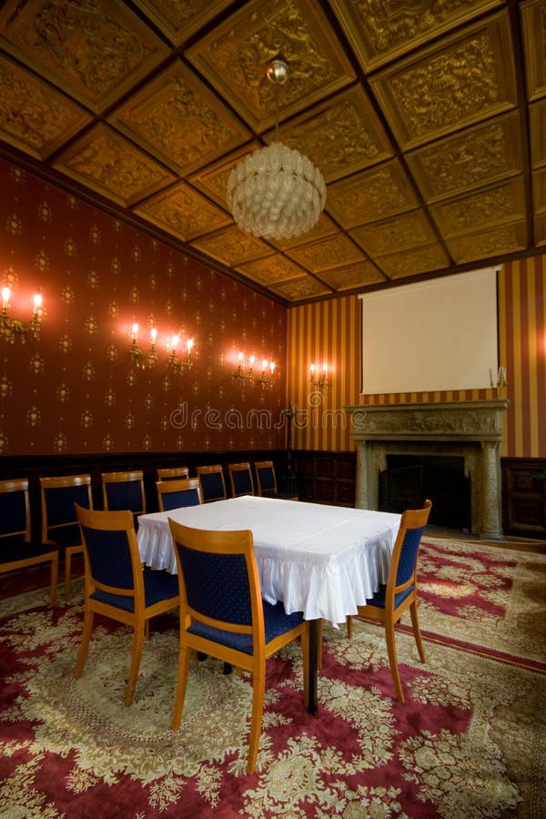 Old castle room stock image. Image of ceiling, hall, house - 11085127