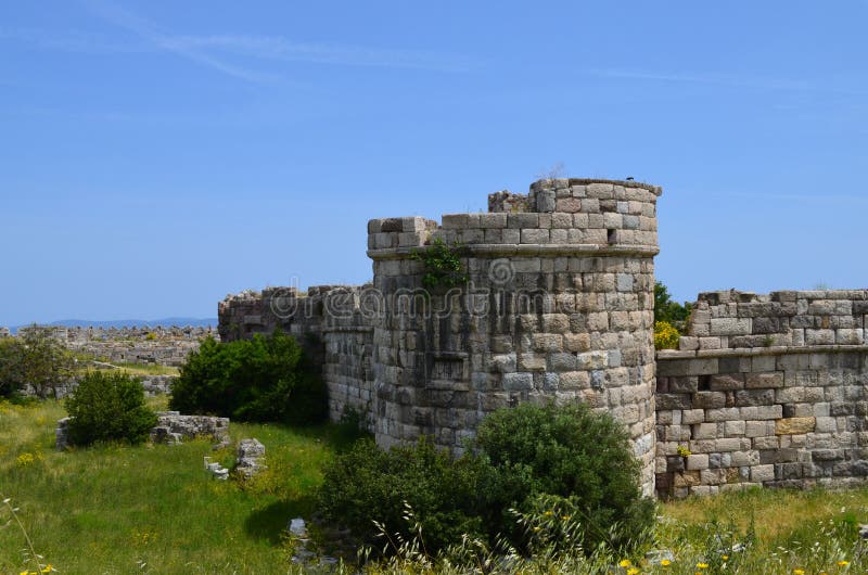 Old castle ruins stock image. Image of famous, fashioned - 47130395