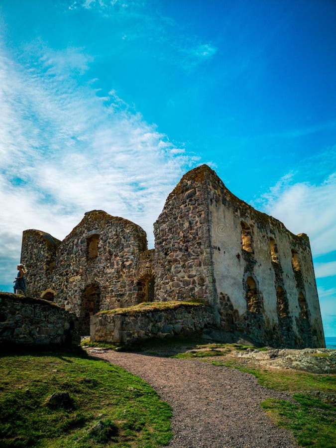 Old castle ruins stock image. Image of nature, ruins - 127072787