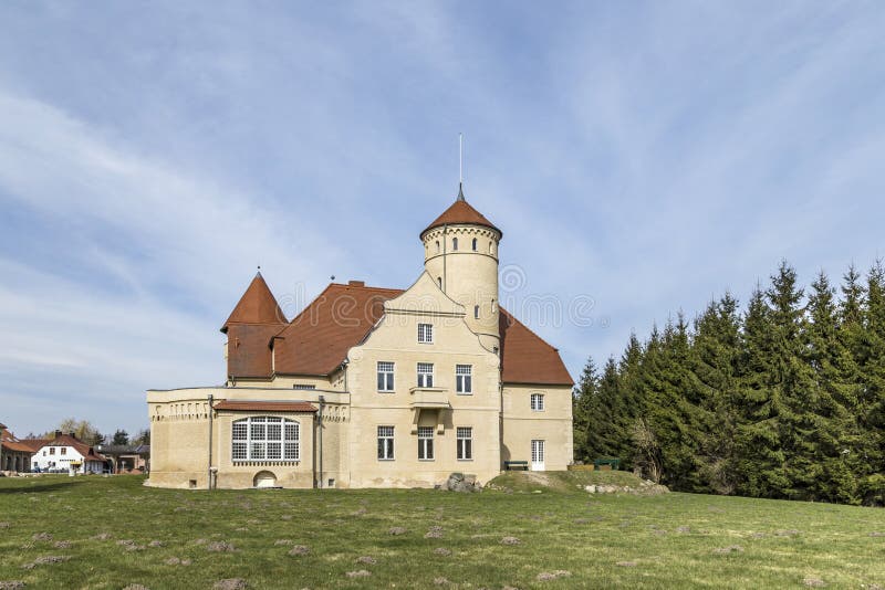 Old Castle of Stolpe at the Island Usedom Editorial Stock Photo - Image ...