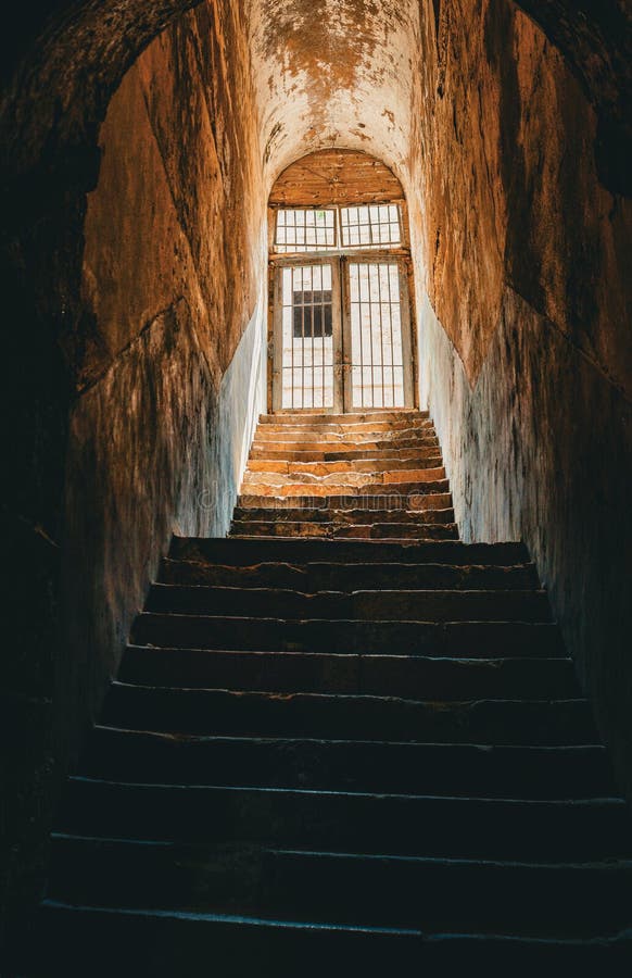 Old castle stone stairs stock image. Image of tourist - 369086771
